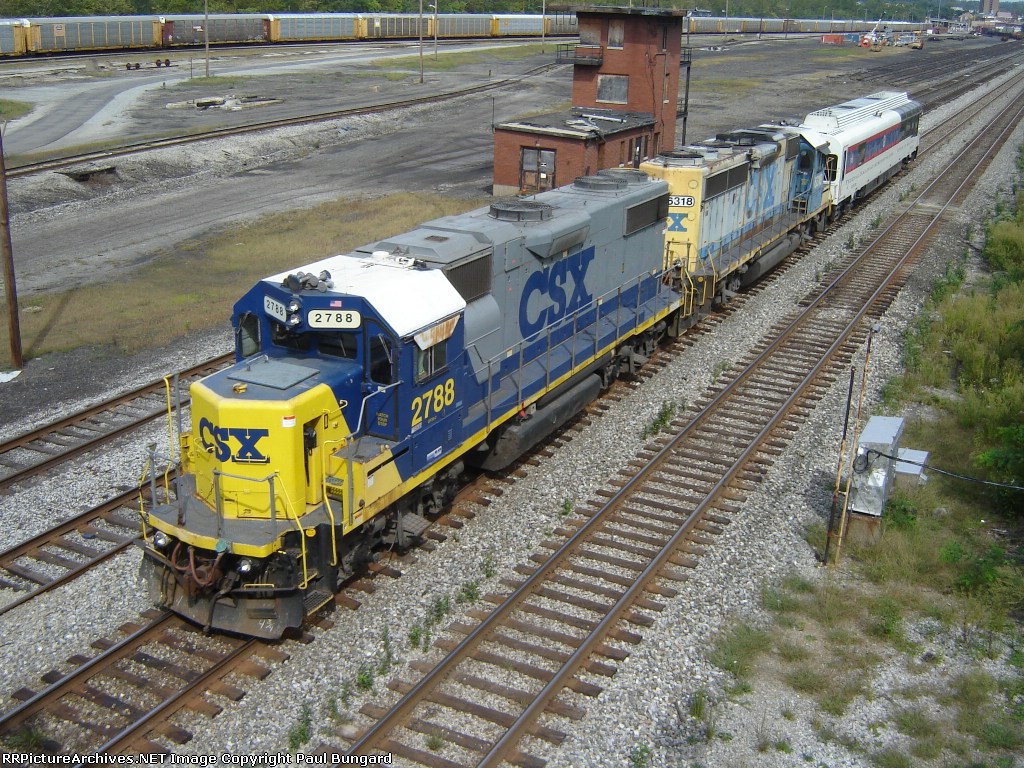 CSX 2788 EMD GP38-2 September 25, 2008